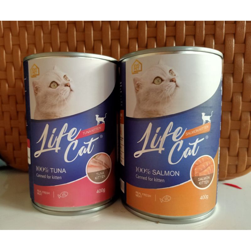 Jual Life cat kaleng 400gr besar murah makanan kucing adult kitten ...