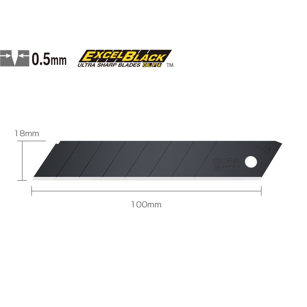 Jual OLFA Refill Isi Cutter 18mm Spare Blade LBB-10 (10pcs pack ...