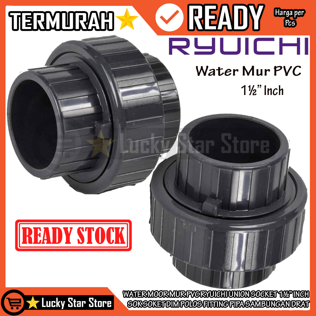 Jual UNION WATERMUR RYUICHI 1½” INCH WATER MOOR MUR SOCKET SOK SOKET ...