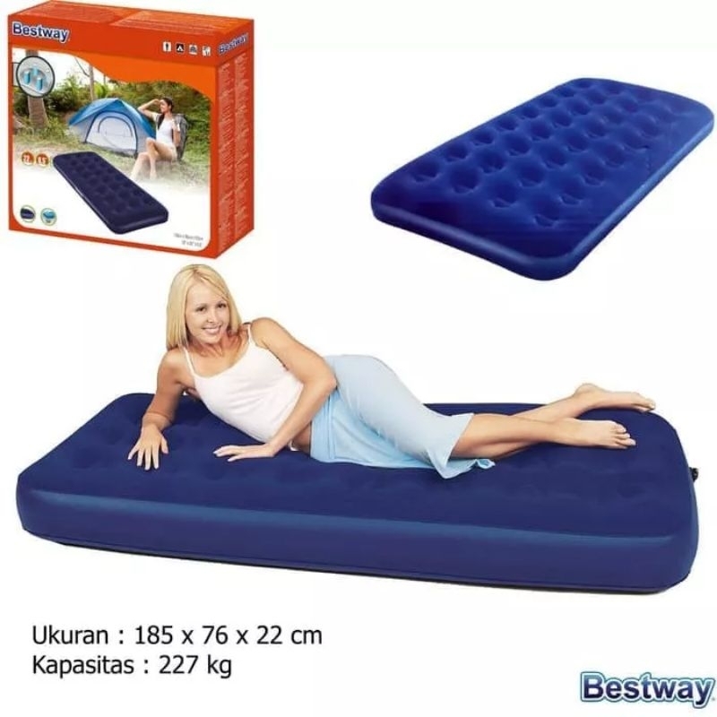 Jual KASUR ANGIN SINGLE PORTABLE LIPAT AIR BED MATRAS TIDUR | Shopee ...