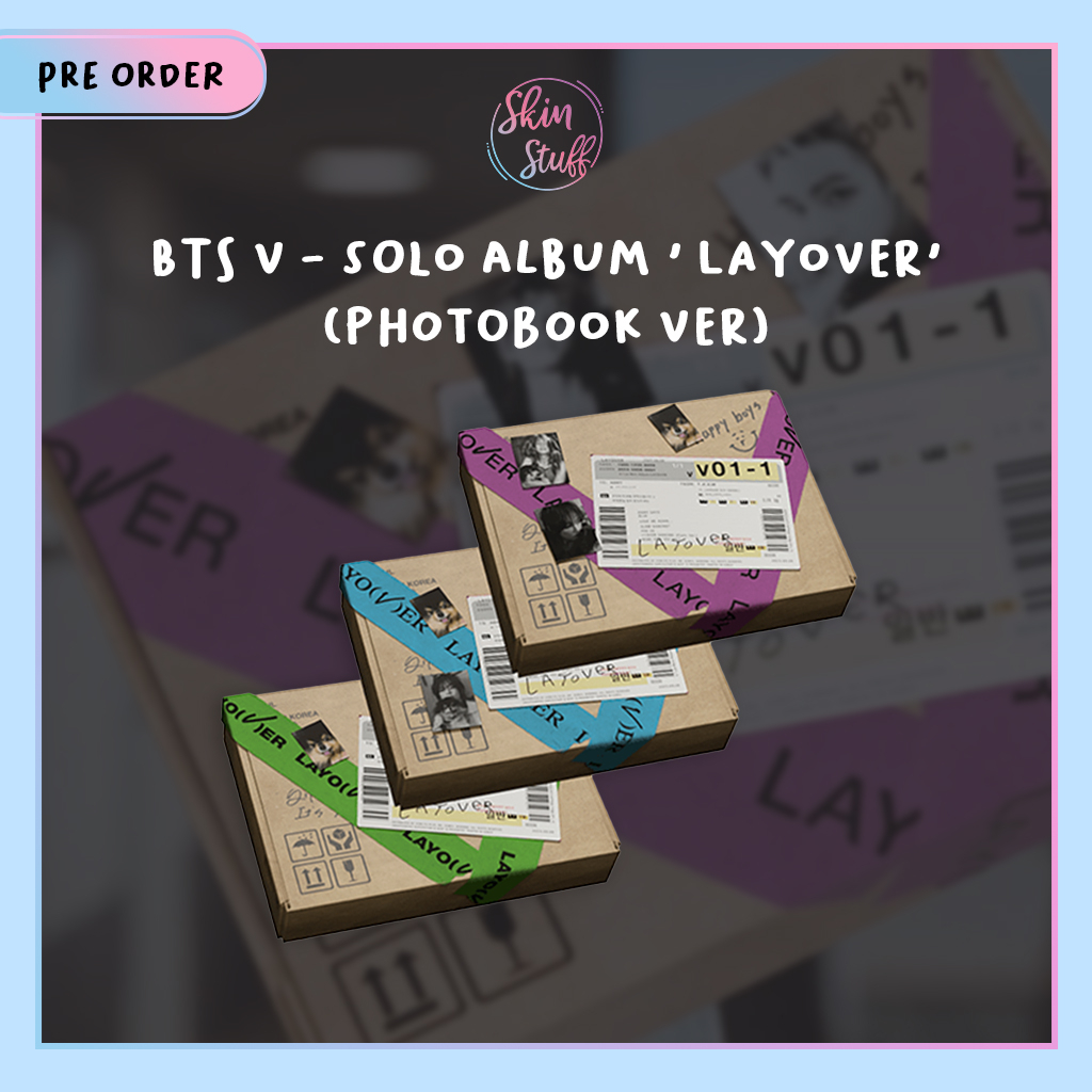 Jual BTS V SOLO ALBUM ‘LAYOVER’ (Photobook Ver) | Shopee Indonesia
