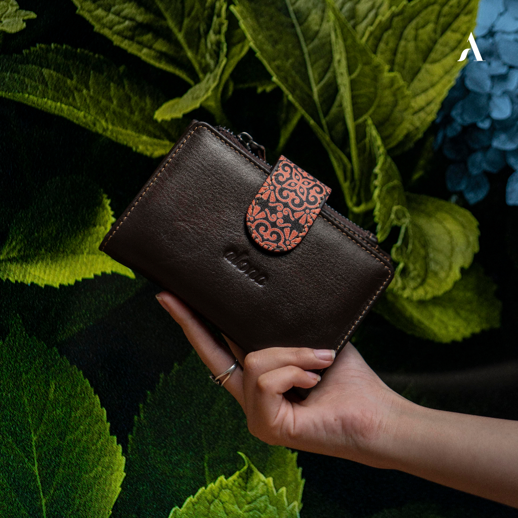 Jual ALONA LEATHER- Dompet Kulit Wanita/ Dompet Wanita Asli Alona Sekar ...
