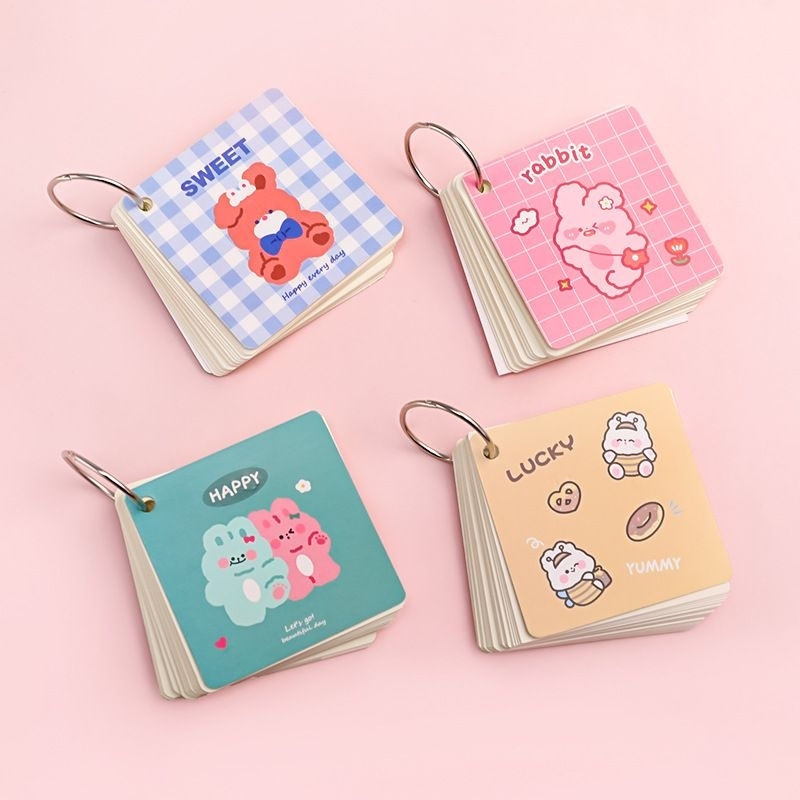 Jual Sticky Note Ring/Buku Mini Ring/Notebook Ring isi 80 lembar ...