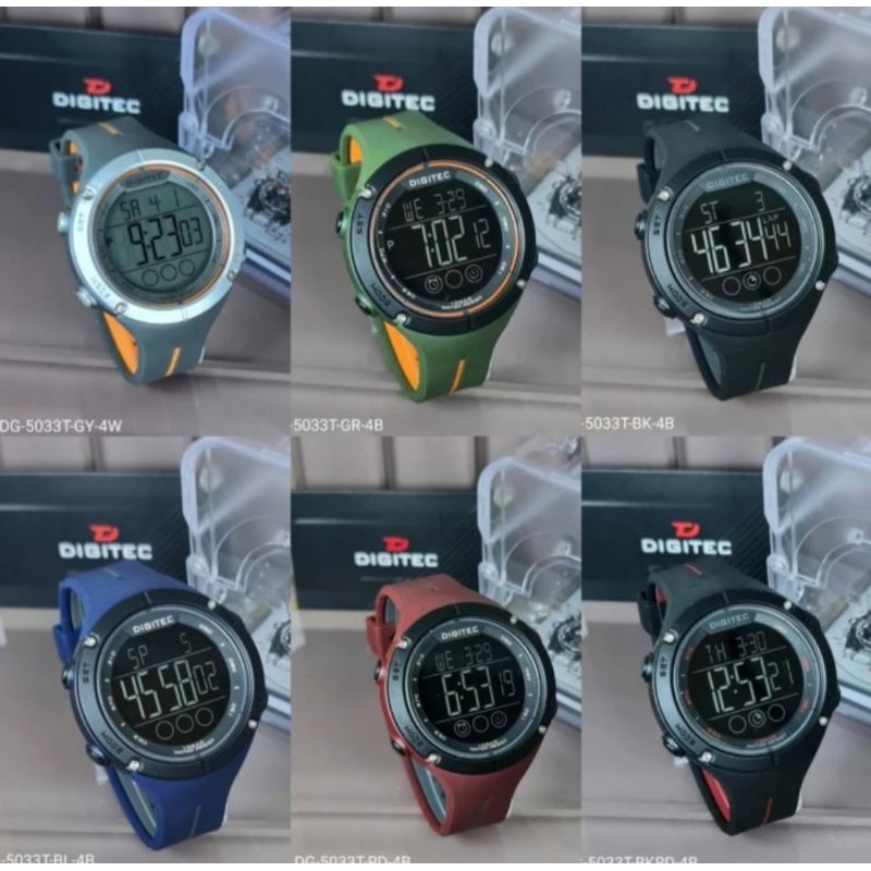 Jual Jam Tangan DIGITEC 5033 / DG 5033 / DG-5033 / DG5033 Watch ...
