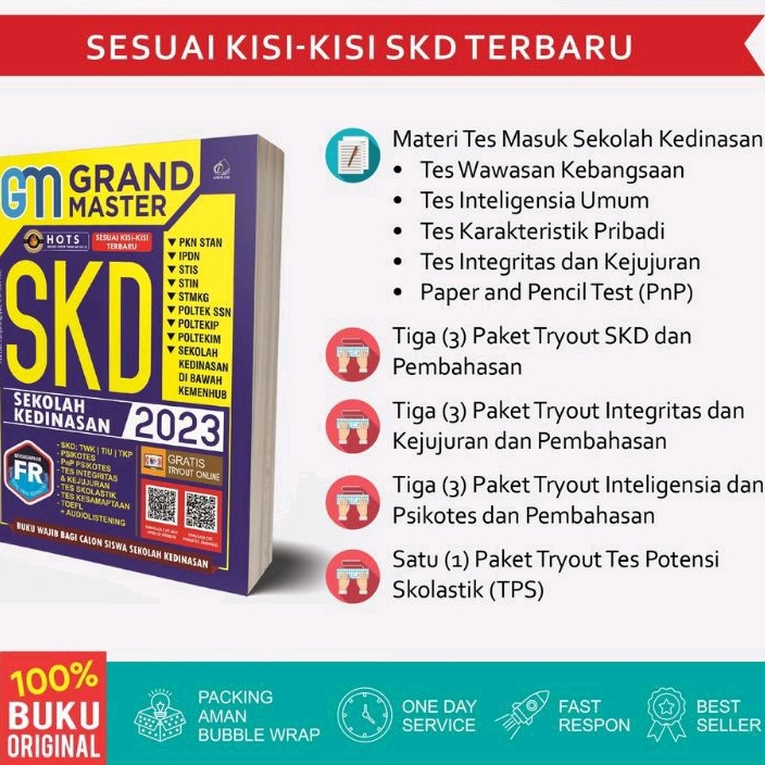 Jual Buku grand master SKD sekolah kedinasan 2023 | Shopee Indonesia