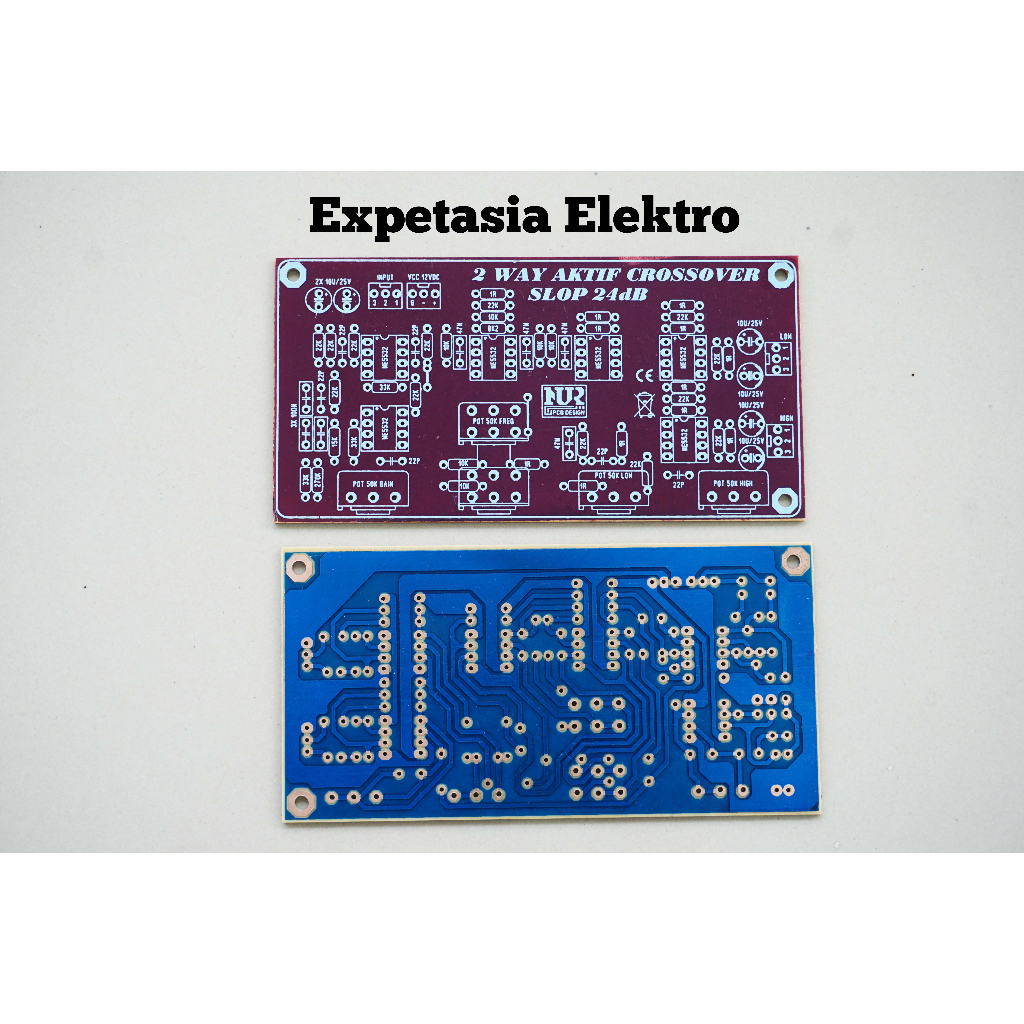 Jual PCB 2 WAY AKTIF CROSSOVER SLOP 24dB | Shopee Indonesia