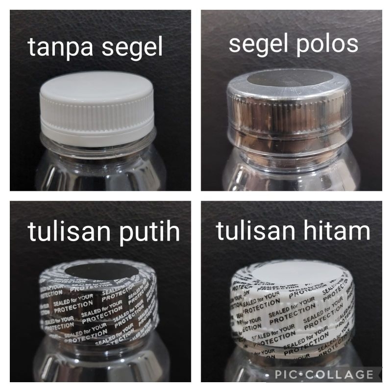 Jual Segel Plastik Tutup Botol Kale diameter 4cm, Polos dan Tulisan ...