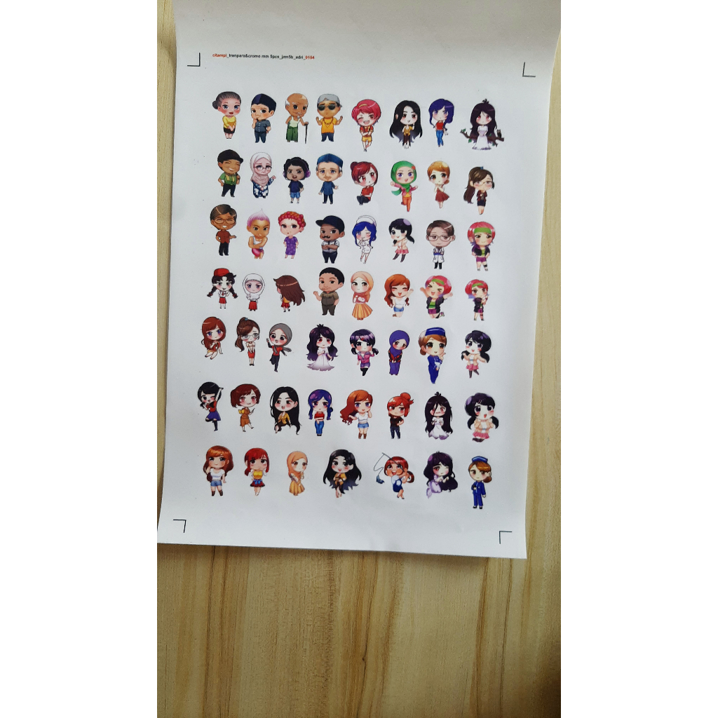 Jual STICKER Transaparan A3 warga citampi stories | Shopee Indonesia