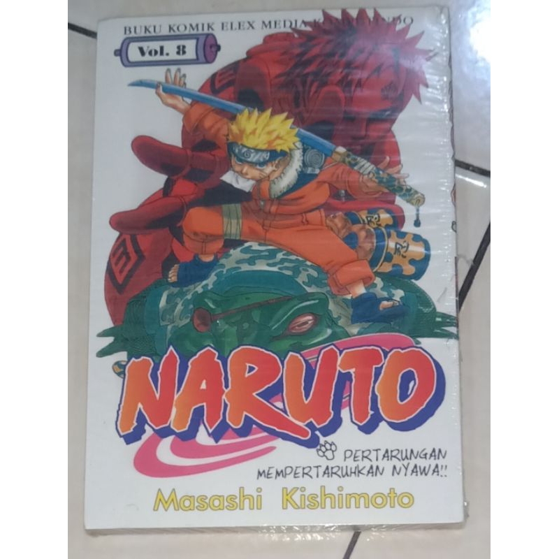 Jual komik Naruto vol 8 original segel | Shopee Indonesia