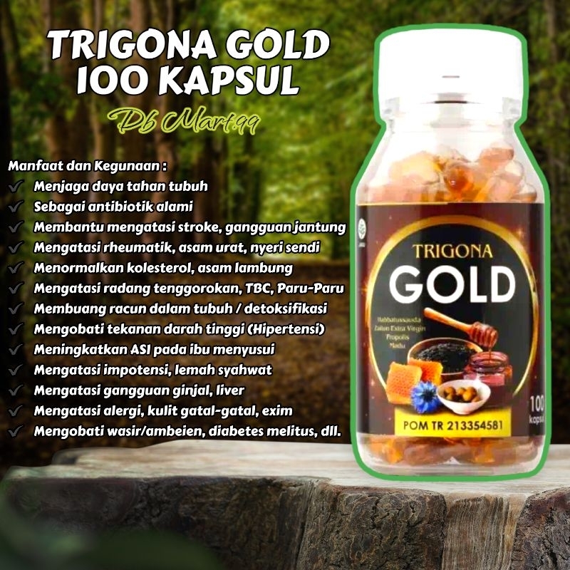 Jual TRIGONA GOLD - Habbatussauda Extra Propolis Plus Zaitun Madu Isi ...