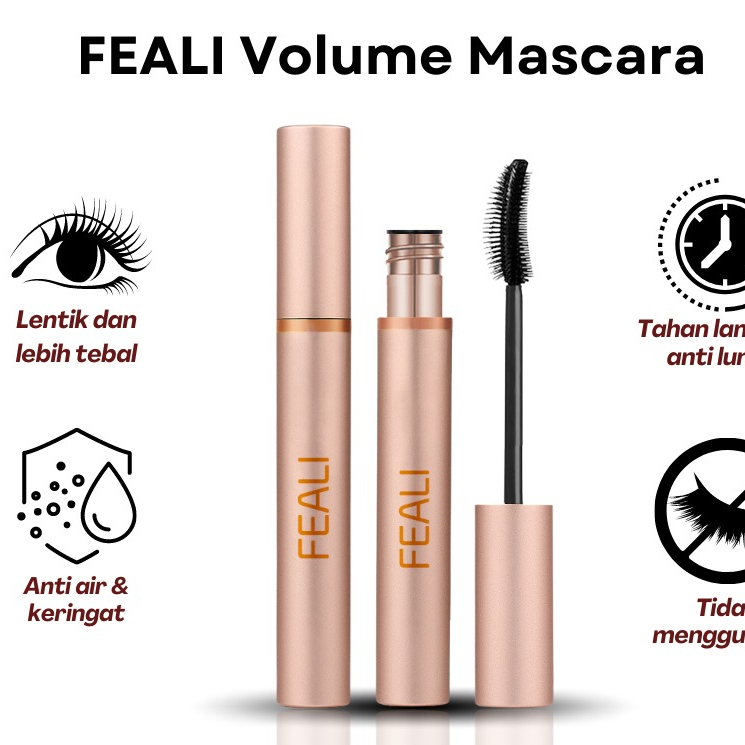 Jual FEALI Mascara Volume Hypercurl Waterproof Maskara Eye Makeup ...