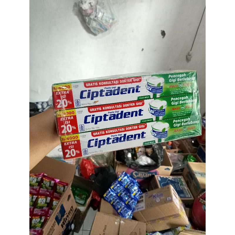 Jual ciptadent 75gr+15gr (5pcs) | Shopee Indonesia