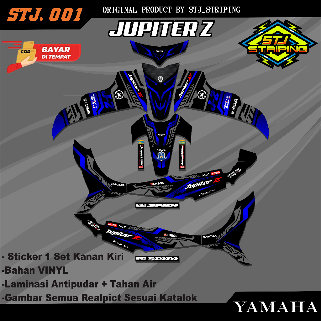 Jual Decal Full Body Motor JUPITER Z / BURHAN - Decal Full Body JUPITER ...