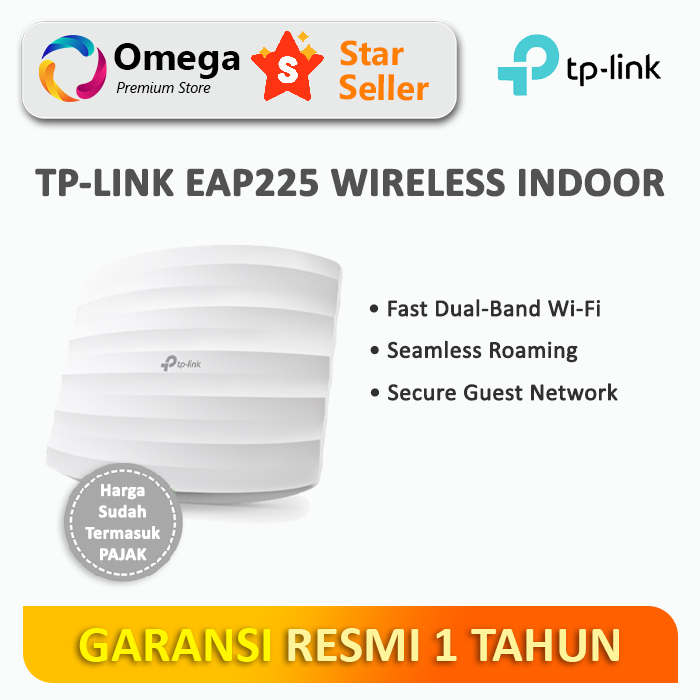 Jual TP-Link EAP225 Omada AC1200 Wireless Indoor | Shopee Indonesia