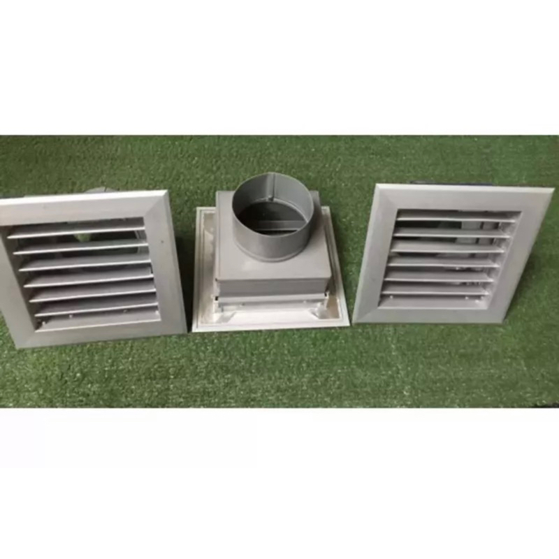 Jual Grill ducting AC 20x20 cm ukuran dalam + cerobong 3inch | Shopee ...