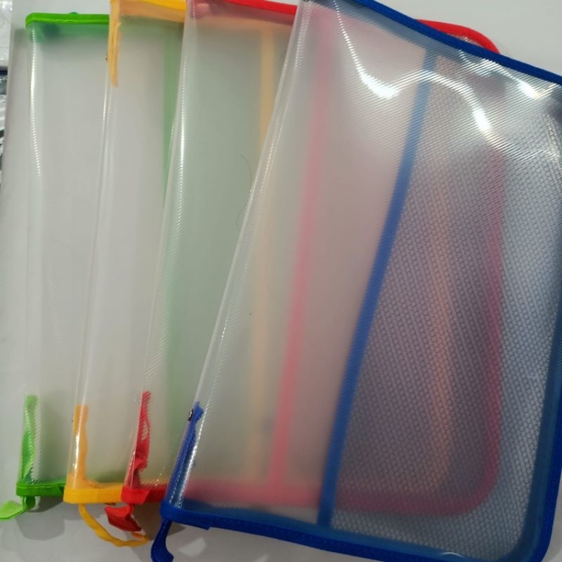 Jual map ritsleting, map zipper, map plastik resleting folio | Shopee ...