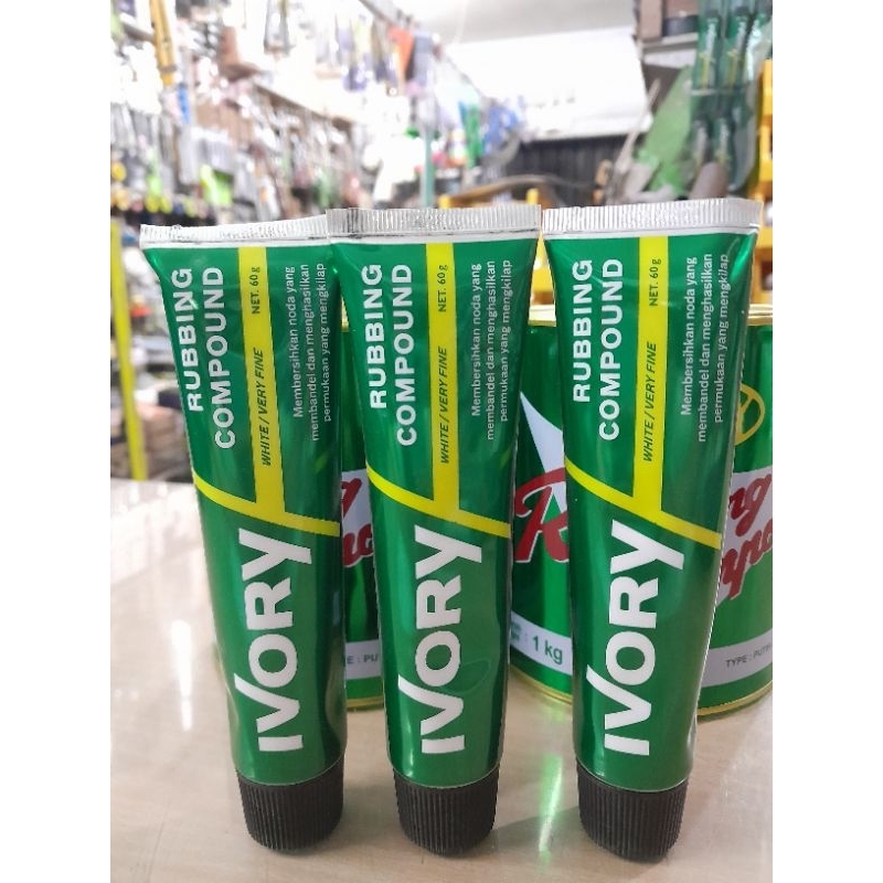 Jual COMPOUND PUTIH IVORY RUBBING COMPOUND (60GR) | Shopee Indonesia
