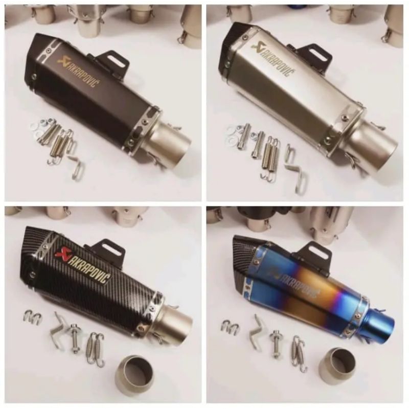 Jual knalpot Akrapovic short import Ninja 250 fi Nmax aerox pcx adv xmax vario beat scoopy genio ...