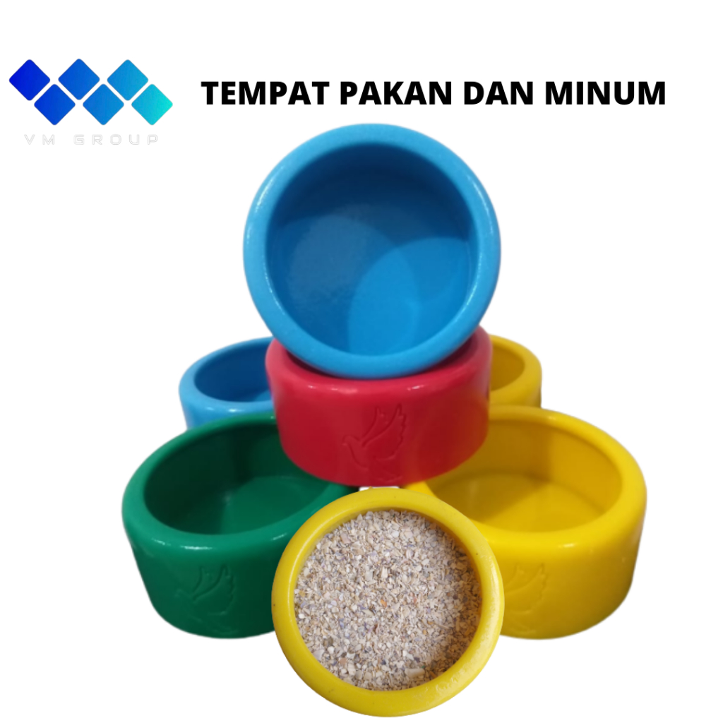 Jual Tempat pakan merpati Tempat makan merpati wadah pakan cepuk fiber ...