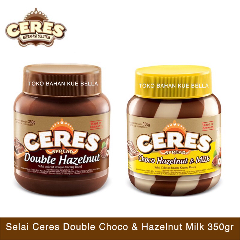 Jual SELAI CERES Double Hazelnut & Choco Hazelnut Milk 350gr | Shopee ...