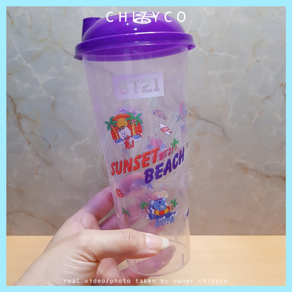 Jual OFFICIAL BT21 x CHATIME REUSEABLE CUP | GELAS CHATIME BT21 ...