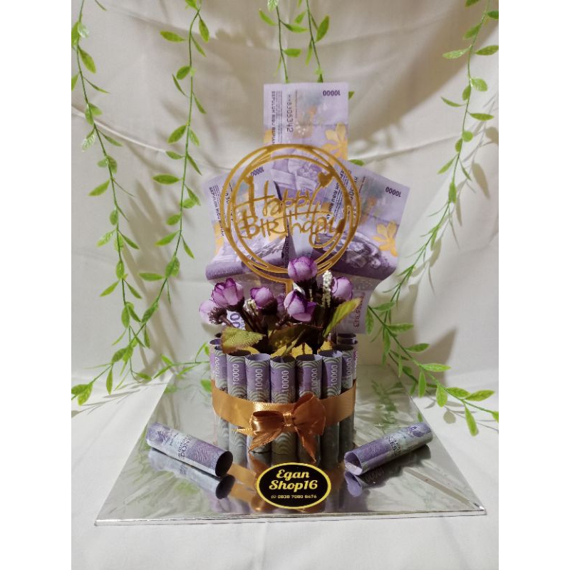 Jual Paket money cake / Kue uang asli / Cake Uang / Kue ulangtahun ...