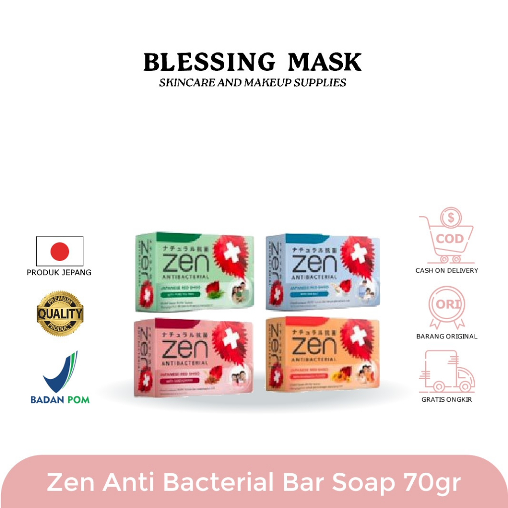Jual Zen Anti bacterial Bar Soap | Sabun Mandi | Sabun Kesehatan ...