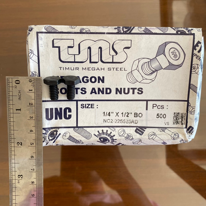 Jual [1 DOS] Baut handle TANPA MUR / TANPA NUTS / pintu harmonika ...