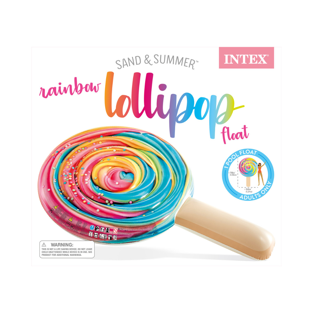 Jual Intex 58754 Rainbow Lollipop Float | Shopee Indonesia