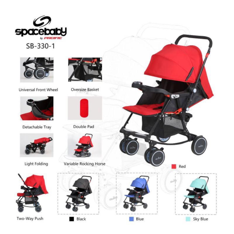Jual Stroller anak Spacebaby SB-330-1 | Shopee Indonesia