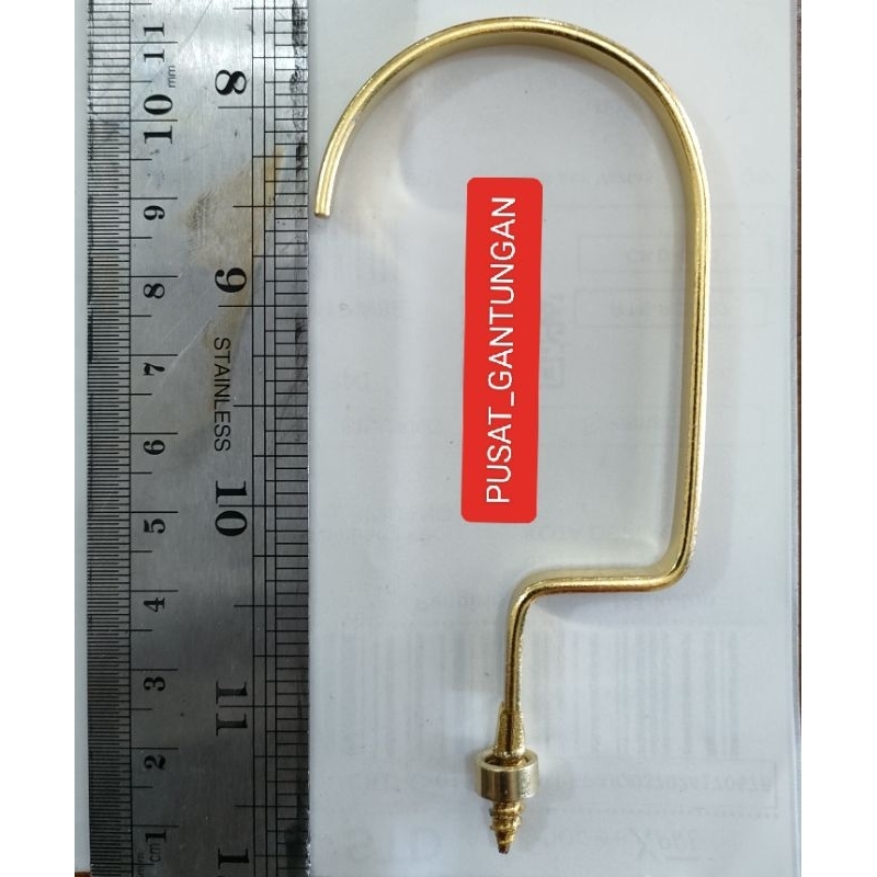 Jual Hook Hanger Cantolan Hanger Besi Tebal Hook Cantolan 10cm plat ...