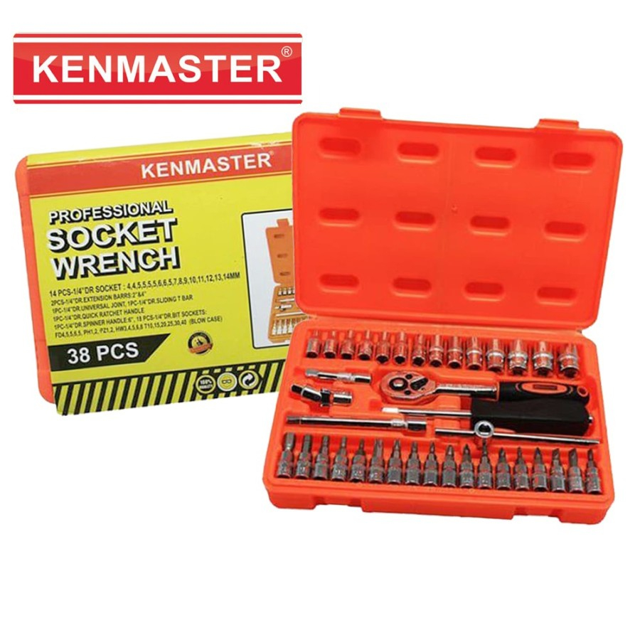 Jual TOOL KIT SET KENMASTER ISI 60 PCS | Shopee Indonesia