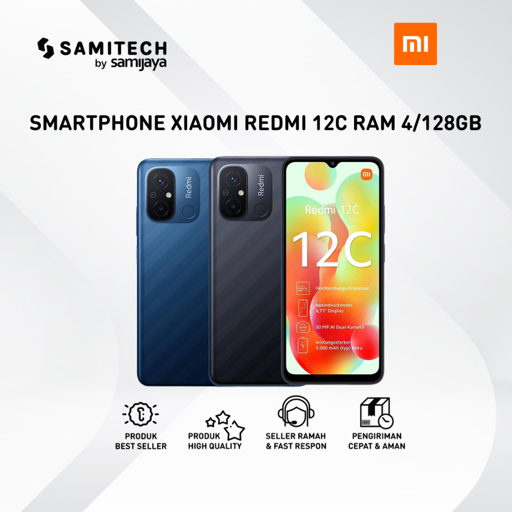 Jual XIAOMI REDMI 12C 4/128 GB GARANSI RESMI | Shopee Indonesia