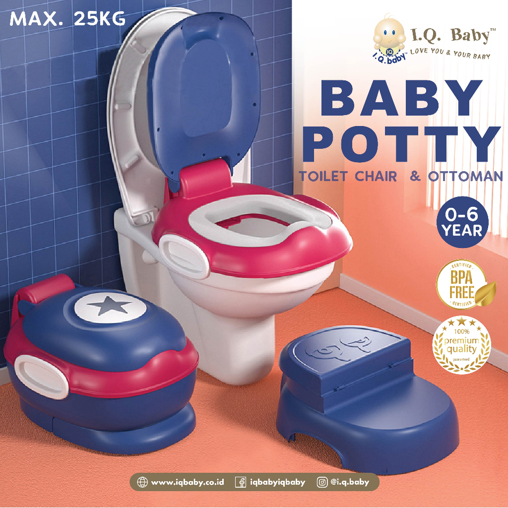 Jual I.Q. BABY 3 in 1 Potty | Toilet Training for Baby Kids | Potty ...