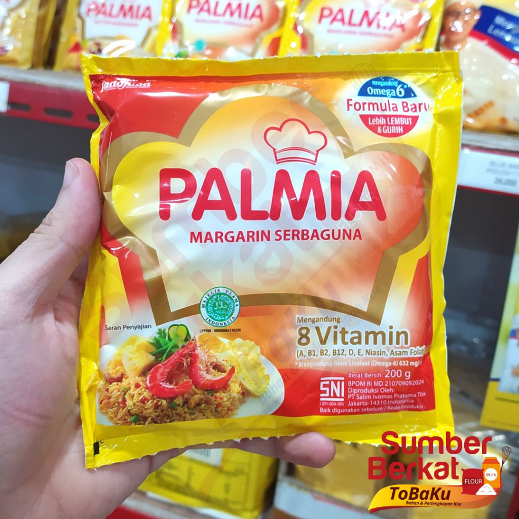 Jual Palmia Margarine Serbaguna Margarin Serbaguna 200 gr Mentega ...