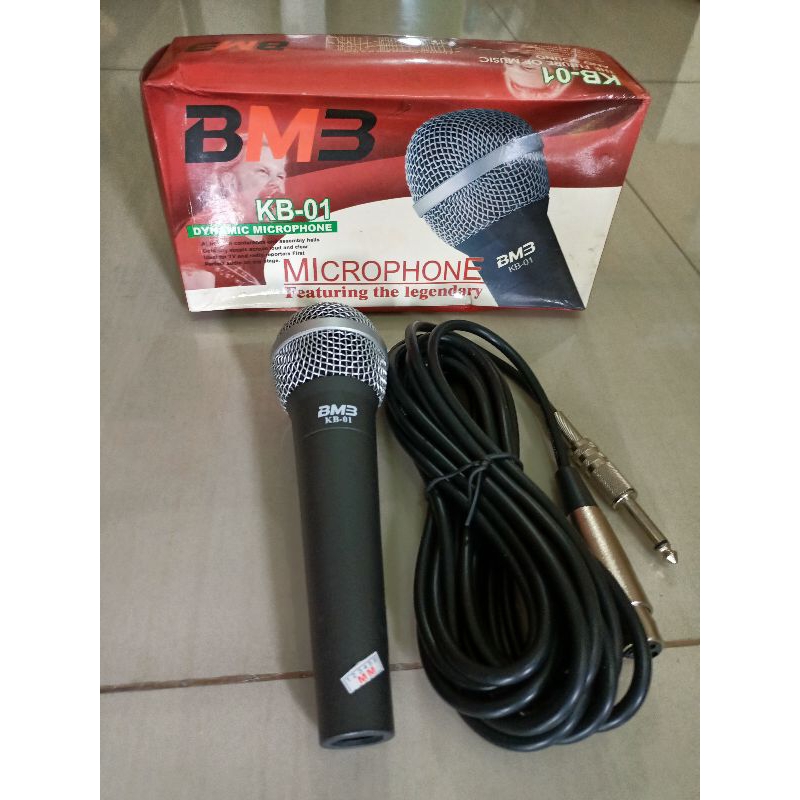 Jual MICROPHONE KABEL BMB KB-01 , SESUAI GAMBAR ( KUALITAS BAGUS ...