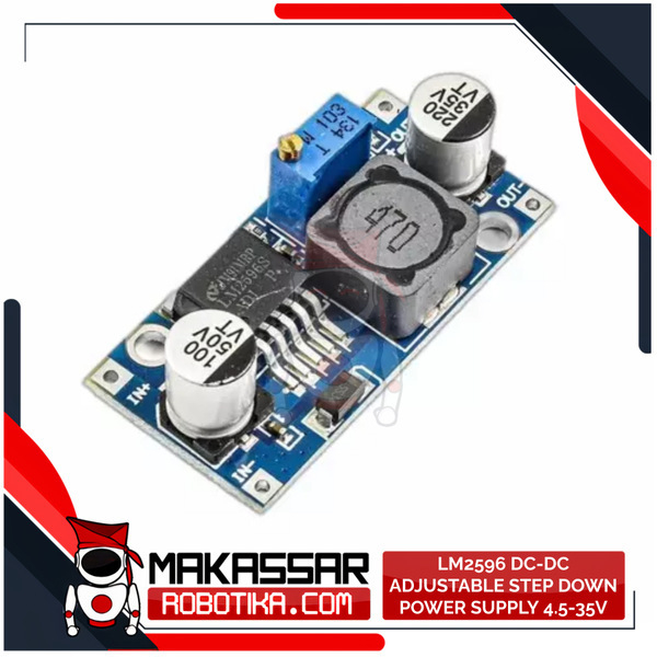 Jual LM2596 DC-DC ADJUSTABLE STEP DOWN POWER SUPPLY 4.5-35V to | Shopee Indonesia
