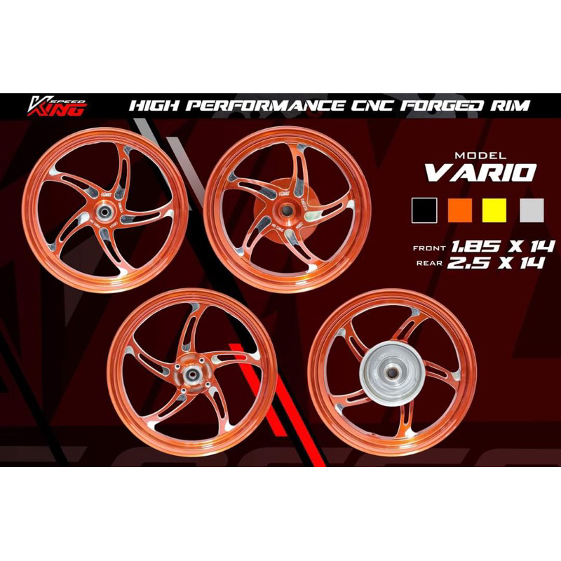 Jual Velg X MODE KING SPEED Velg Vrossi Venom Mercury Vario 110, Beat ...