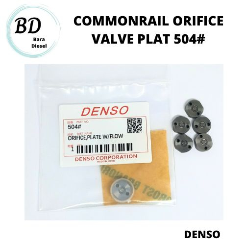Jual Denso Commonrail Injector Orifice Valve Plate 504# | Shopee Indonesia
