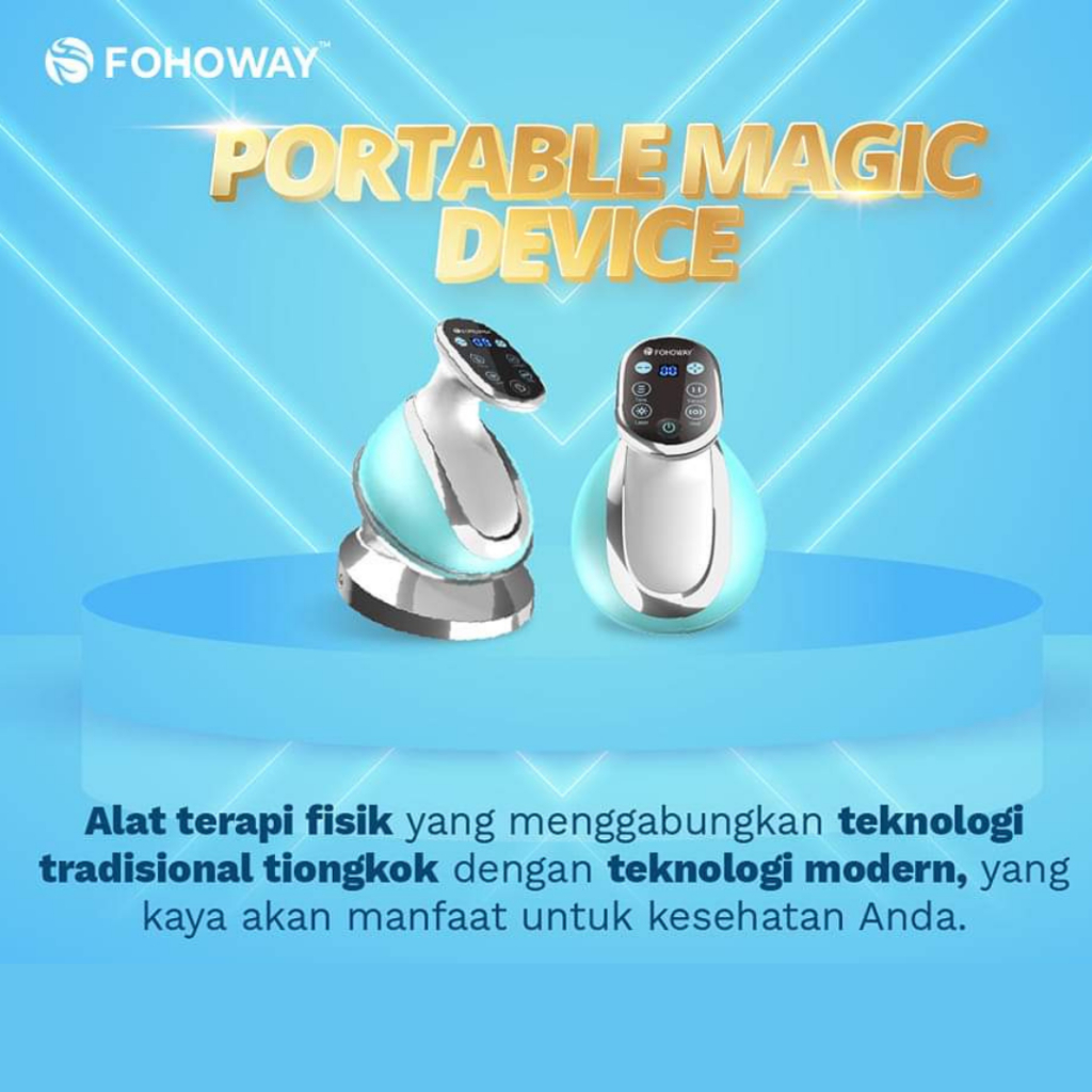 Jual Alat Terapi Kesehatan dan Kecantikan Wajah FOHOWAY PORTABLE MAGIC ...