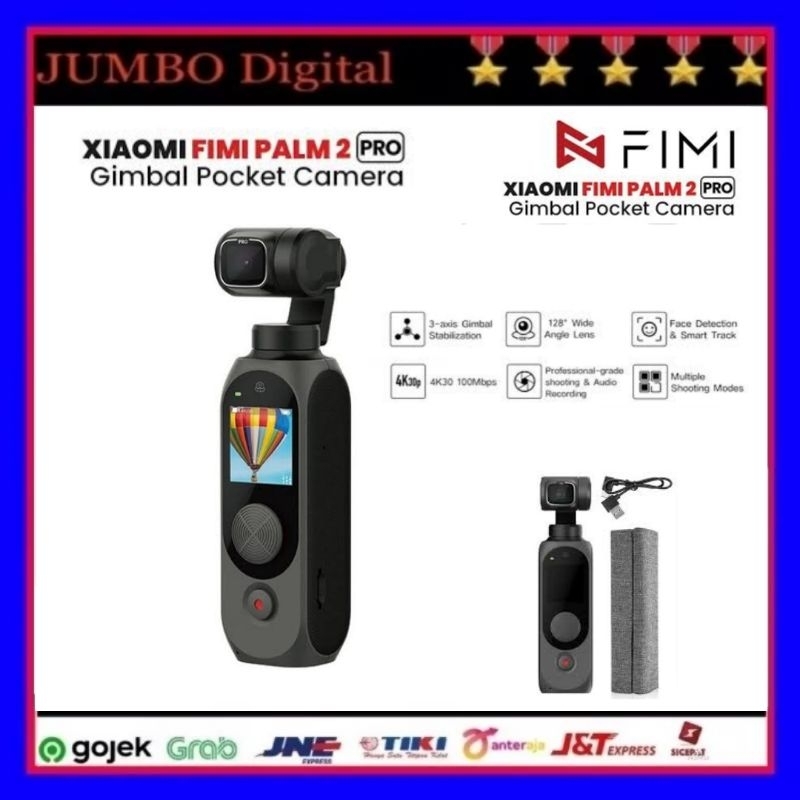 Jual Fimi Palm 2 Pro 3-Axis 4K CMOS Sensor Gimbal Stabilizer Kamera ...