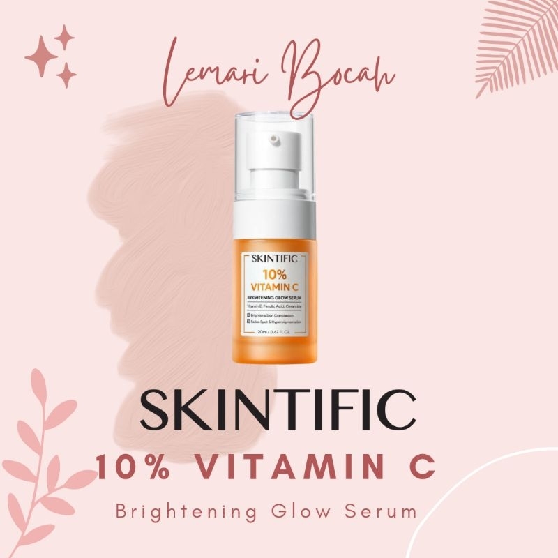 Jual SKINTIFIC 10% Vitamin C Brightening Glow Serum 20ml | Shopee Indonesia