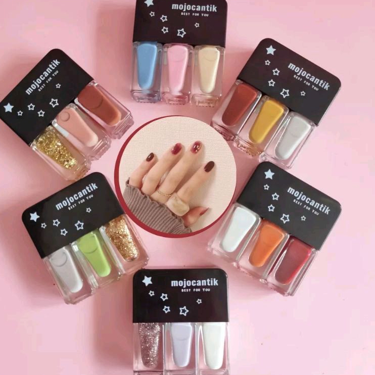 Jual KUTEK KOREA 3in1,NON PEEL OFF LANGSUNG DAPAT 3 WATNA ,KUTEK FAIRYS ...