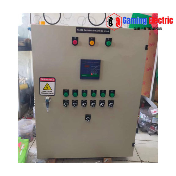 Jual Panel Capacitor Bank 60 KVAr | Kapasitor Bank Perbaikan Cosphi Fort | Shopee Indonesia