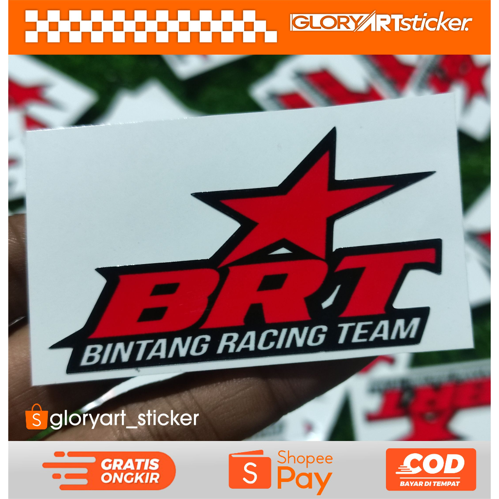 Jual Stiker Logo BRT Bintang Racing Team | Shopee Indonesia