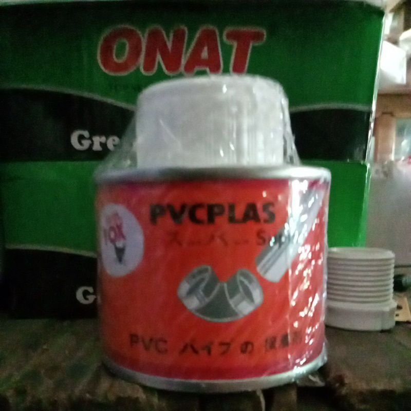 Jual lem pvc plas kaleng 100g | Shopee Indonesia