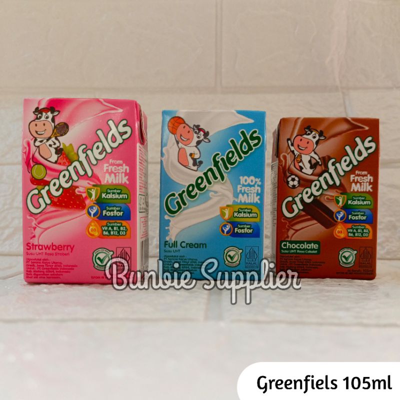 Jual Susu UHT Greenfields 105ml (KARTON) isi 40pcs | Shopee Indonesia