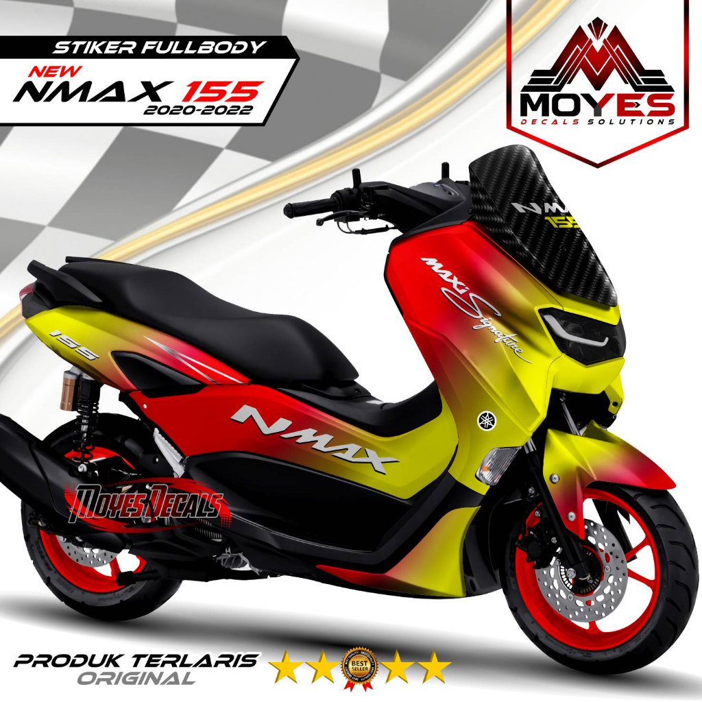 Jual Decal Nmax 155 New 2020 / Stiker New Nmax 155 2022 2023 Fullbody ...