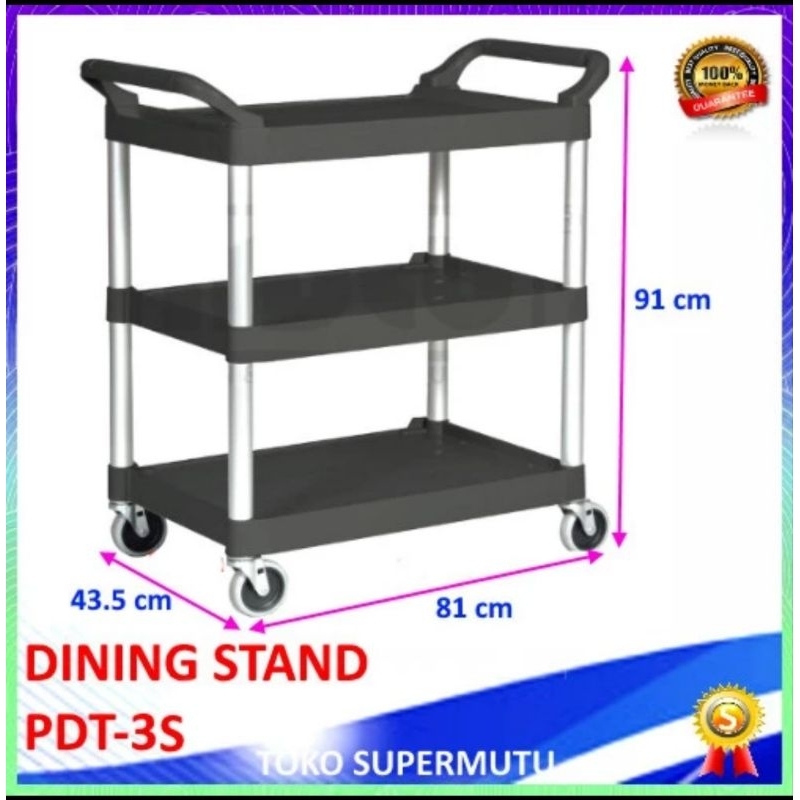 Jual Trolley Pengumpul Piring Kotor PDT-3S | Shopee Indonesia