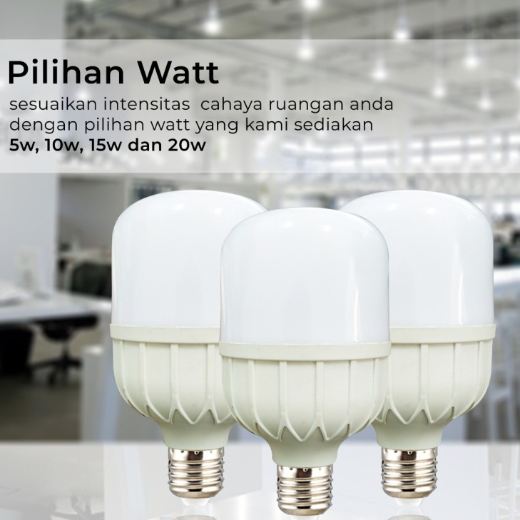 Jual Lampu Capsule LED 5-20watt Fanno Lampu Bohlam LED 5-20w Putih ...